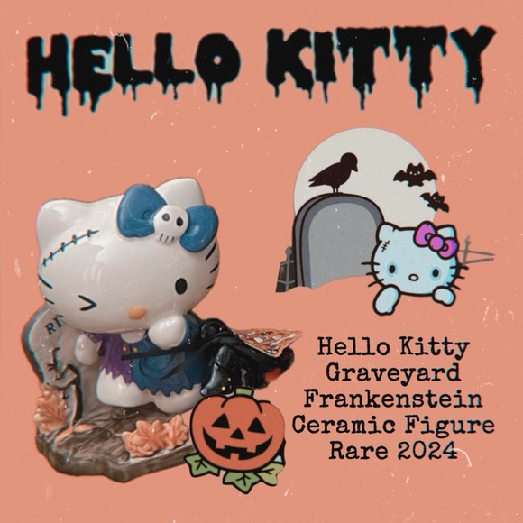 Hello Kitty | Art | Rare Hello Kitty Graveyard Frankenstein Gravesite ...